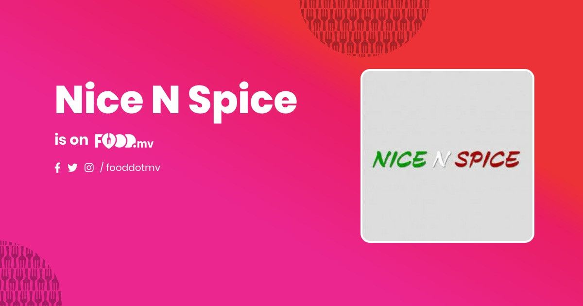 Food.mv - Restaurants | Nice N Spice